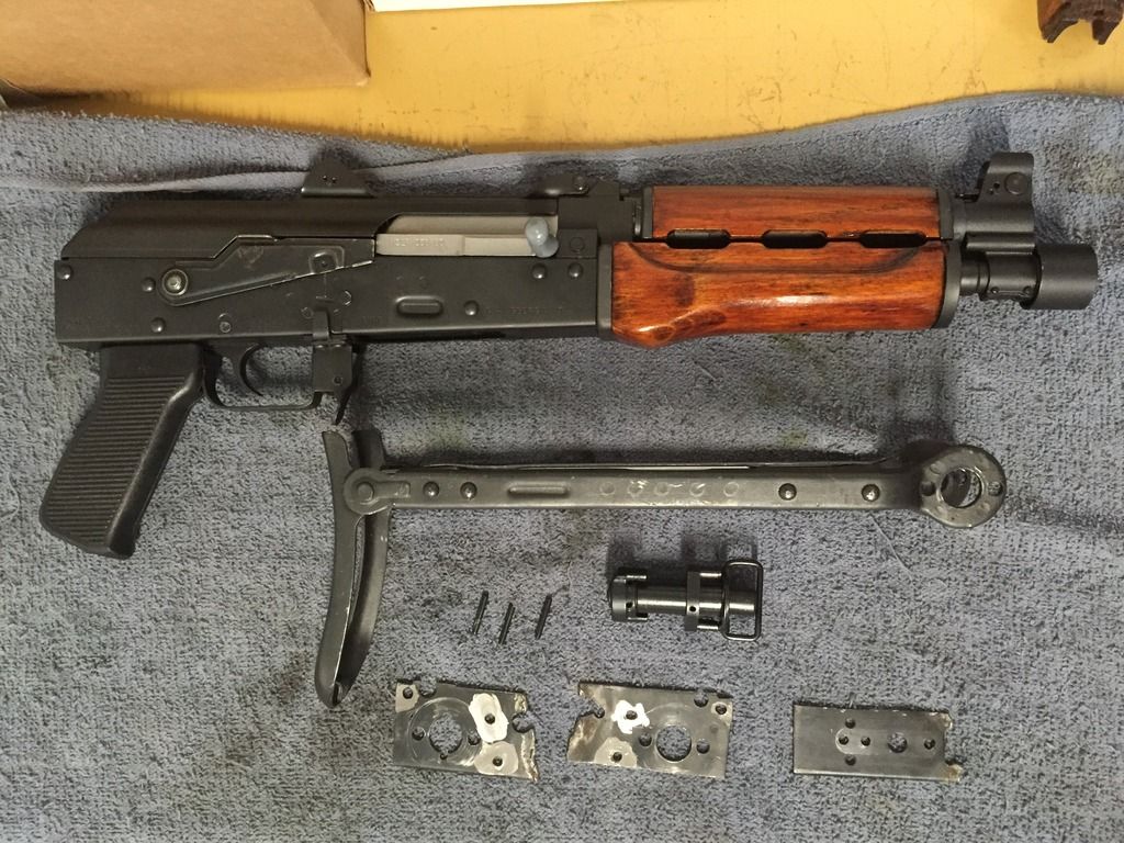 Zastava M92 pistol, ready to convert to M92 underfolder carbine. | AK Rifles