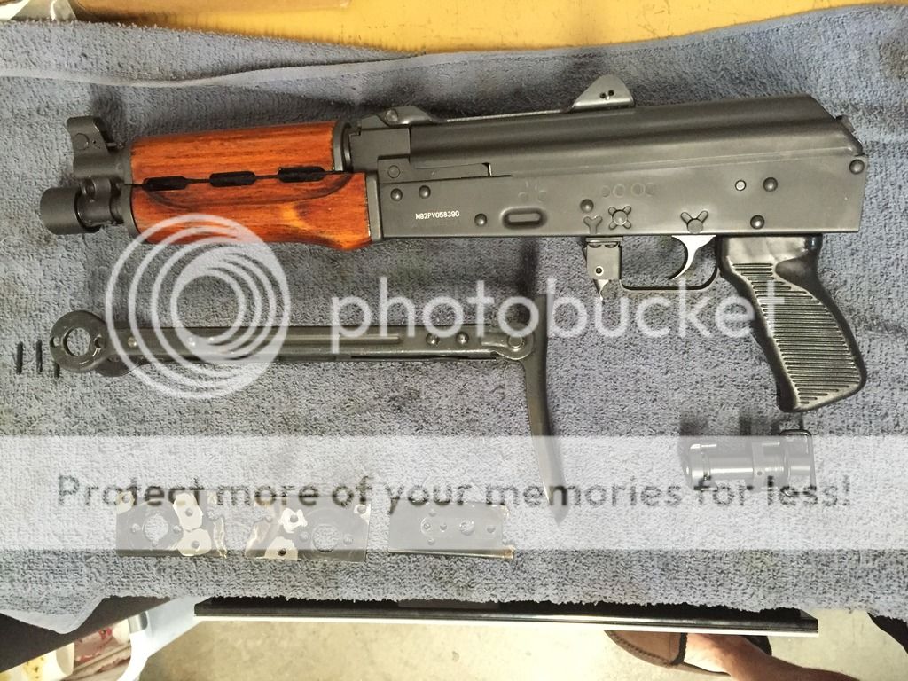 Zastava M92 pistol, ready to convert to M92 underfolder carbine. | AK ...