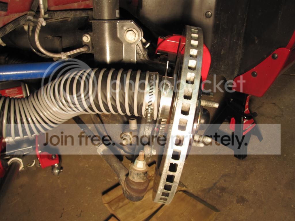 Brake cooling duct with intercooler? | S197 Mustang Forum - S197Forum.com